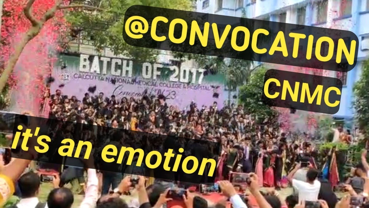 CONVOCATION OF BATCH 2K17 IN CNMC @MWZmedico - YouTube