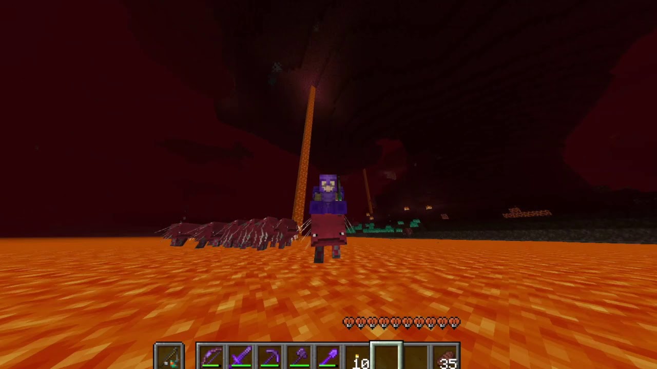 How to walk on Lava with a strider - YouTube