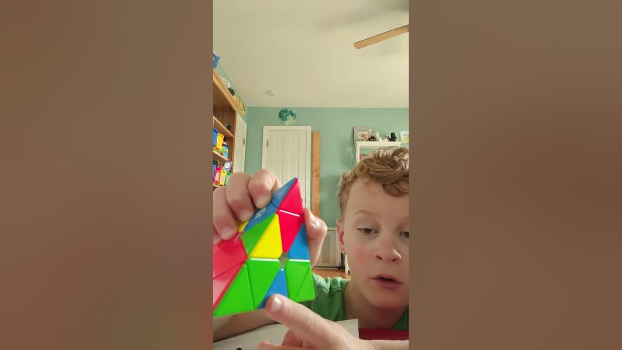 How to solve the pyraminx (Rubik's triangle) - YouTube