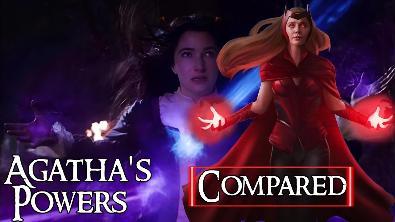 Agatha's Powers Compared With Powerful MCU Characters - YouTube