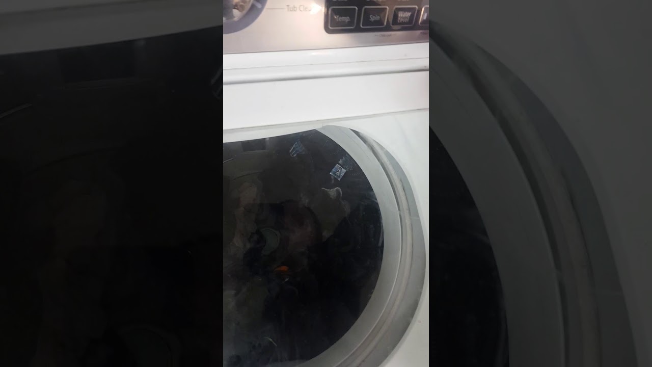 My Samsung washing machine goes on heavy and dirty - YouTube