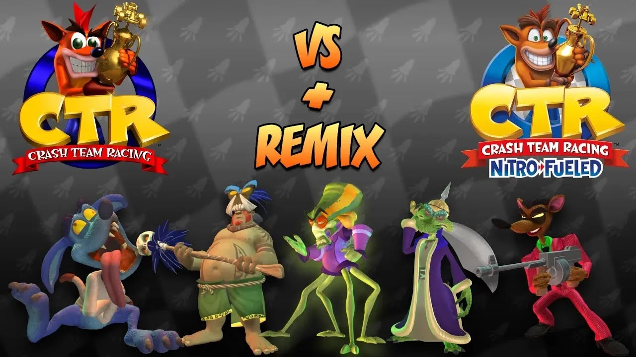 ♦ OST CTR Original vs CTR Nitro-Fueled: All Bosses (OLD vs NEW ...