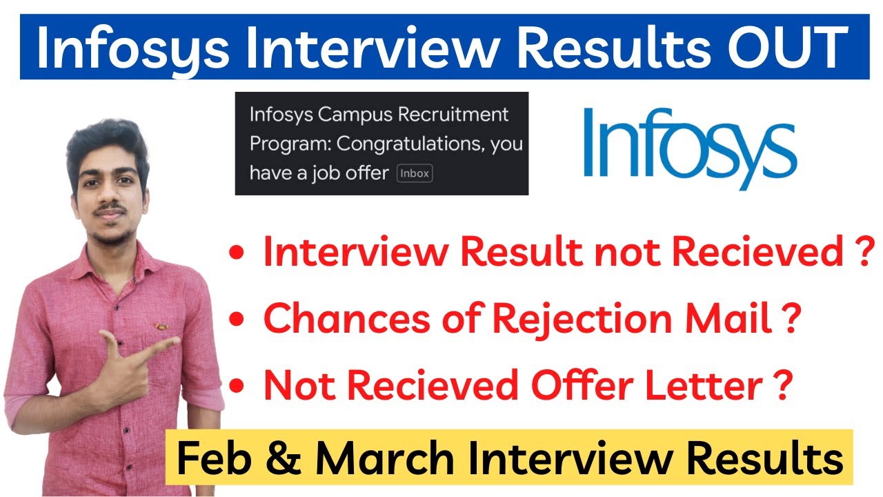 Infosys Interview Result OUT | Infosys Offer Letter 2022 | Infosys Rejection Mail 2022 - YouTube