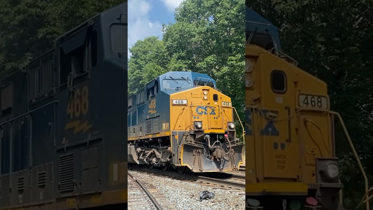 CSX old Smokey AC44 trio - YouTube