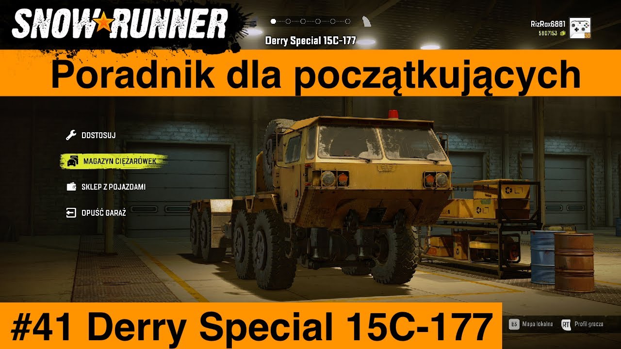 Snowrunner Poradnik dla początkujących #41 Derry Special 15C-177 - YouTube