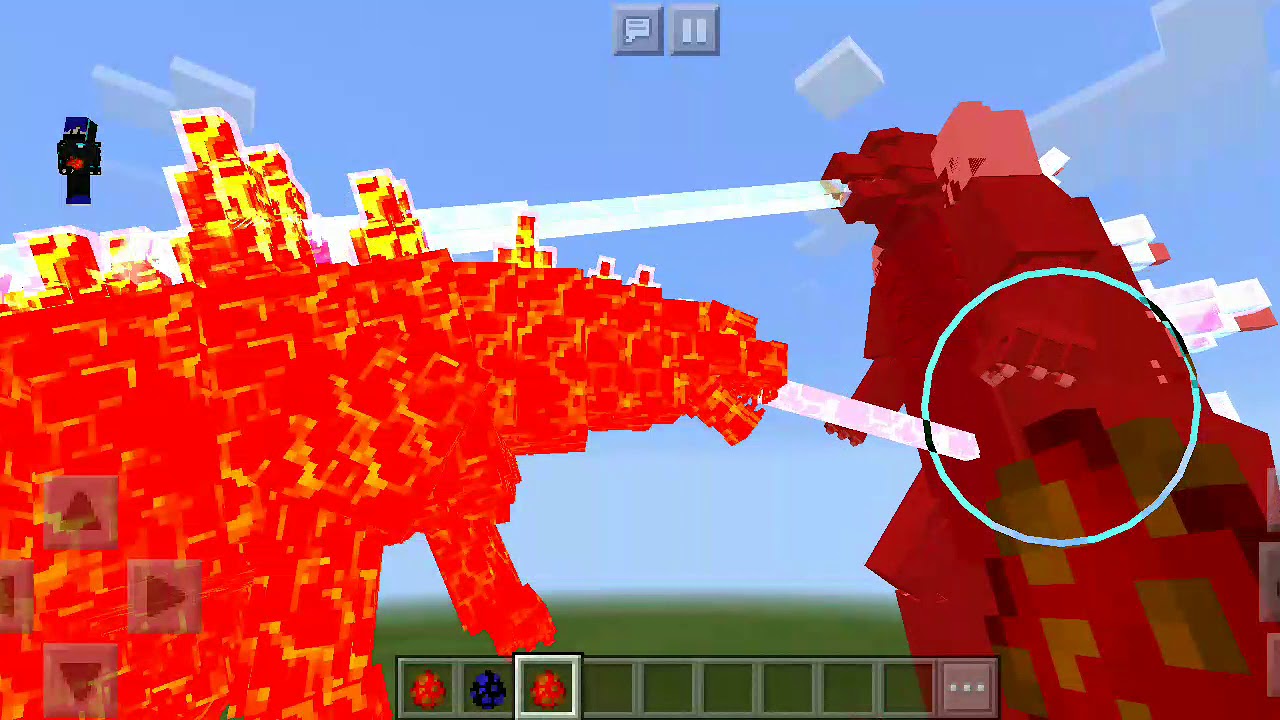 Godzilla add-ons by DISTANT XM new update crimson godzilla space ...