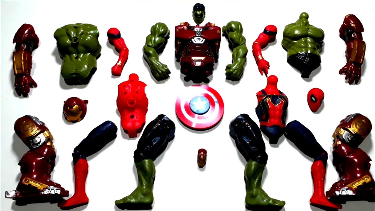 UNBOXING AVENGERS! HULK SMASH VS SPIDER-MAN VS HULK BUSTER - YouTube