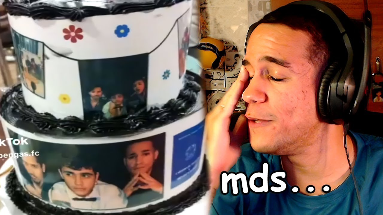 fizeram um bolo com a minha cara... - YouTube