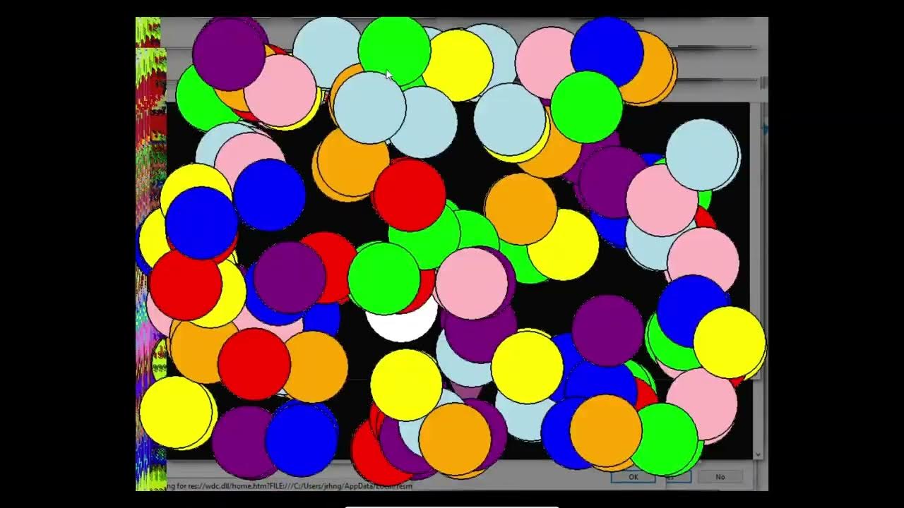 1980s.exe Malware Python GDI destructive chaotic and colorful - YouTube