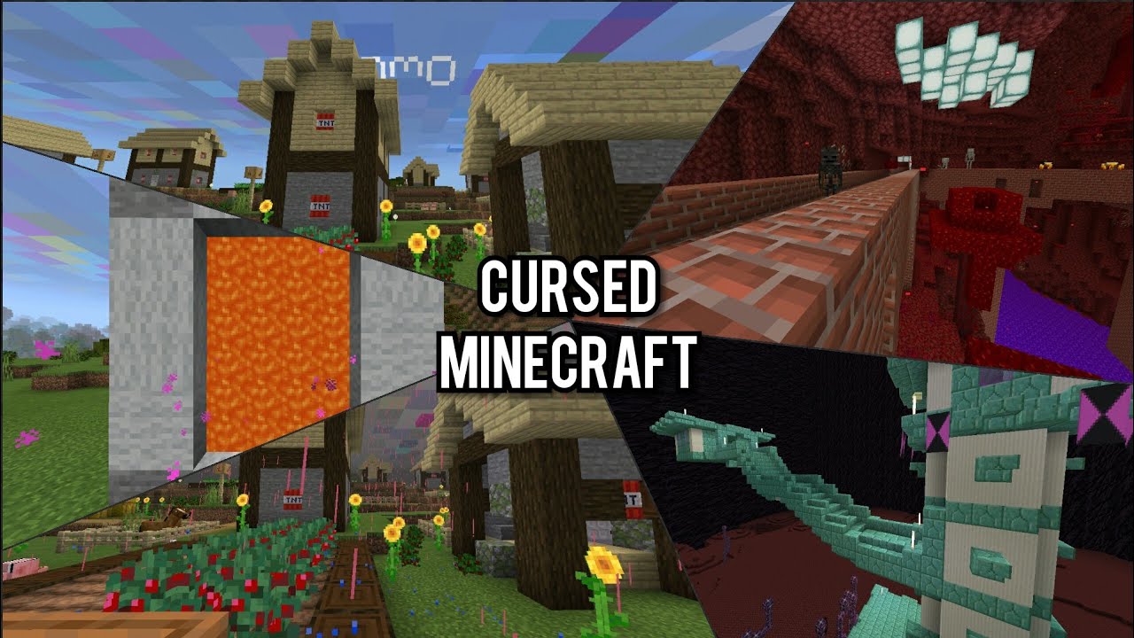 Cursed Minecraft bedrock edition - YouTube