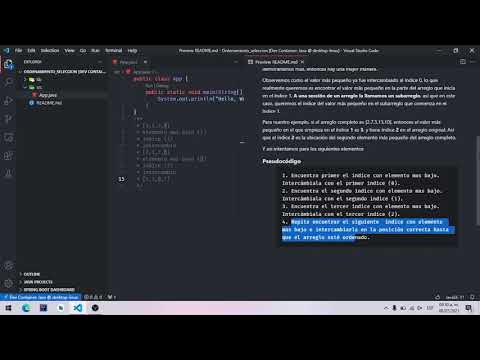 Java desde 0| Ordenamiento por selección - YouTube