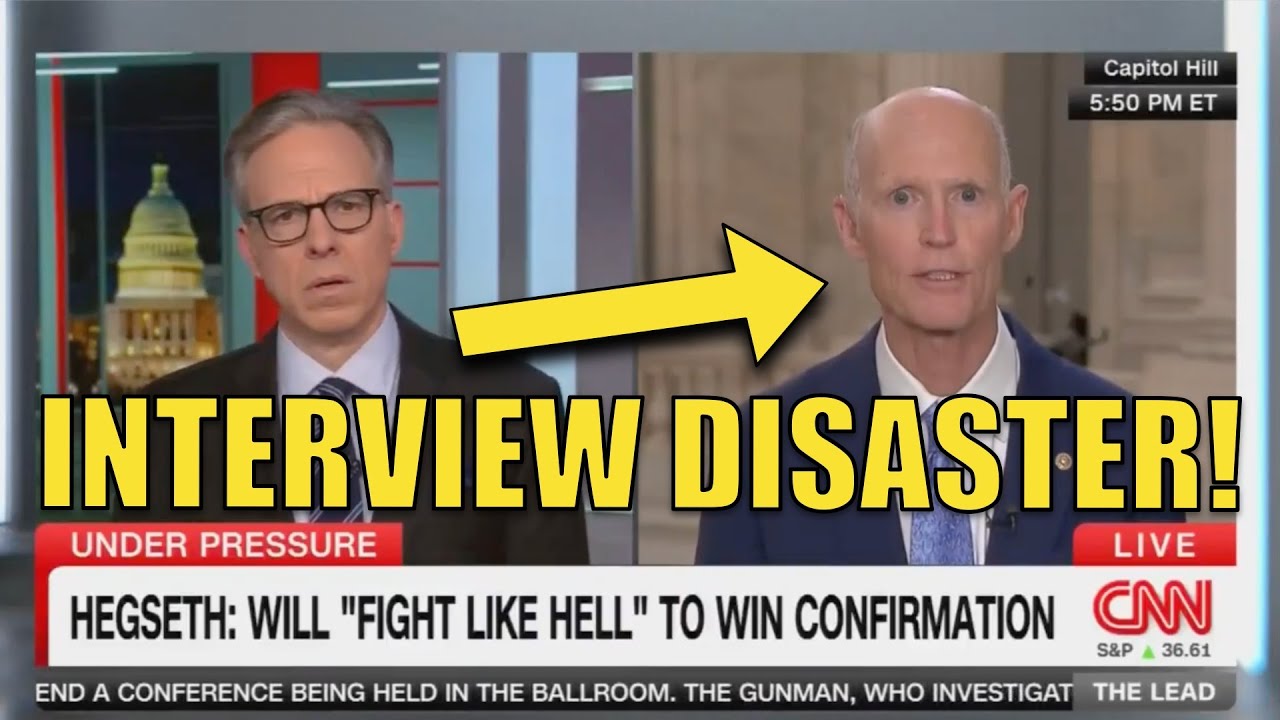 Rick Scott's Hypocrisy STUNS Jake Tapper During DISASTROUS Hegseth ...