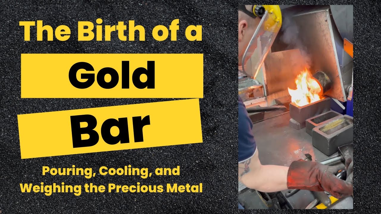 Close To Melt Gold Bars 10oz. 24k .999 Fine Hand Poured Lithic Gold