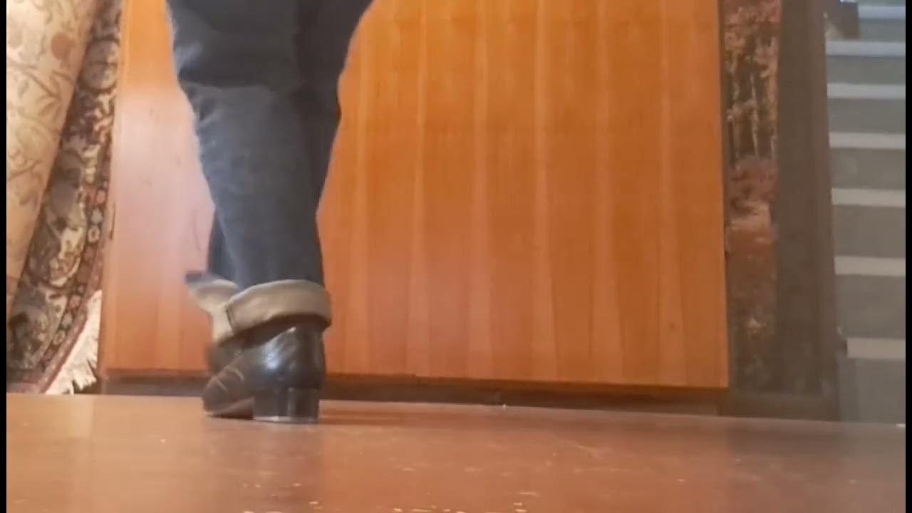 Waltz Clog step #1: The Lazy step - with music - YouTube