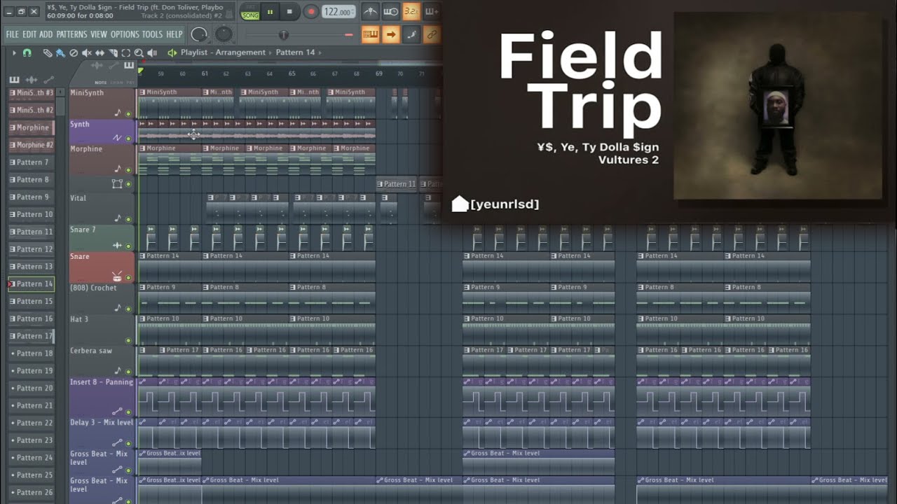 Ye, Ty Dolla $ign Field Trip ft Don Toliver, Playboi Carti, Lil Durk ...