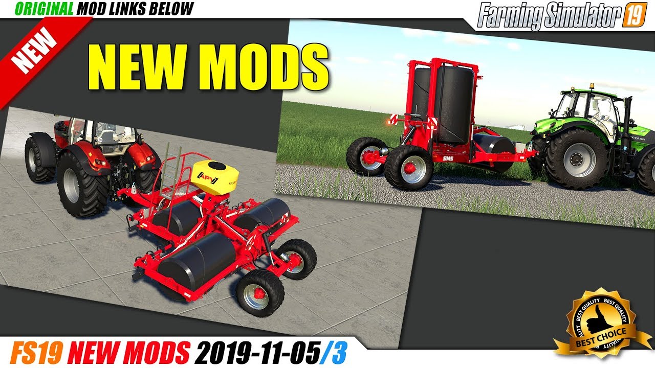 FS19 | New Mods (2019-11-05/3) - review - YouTube