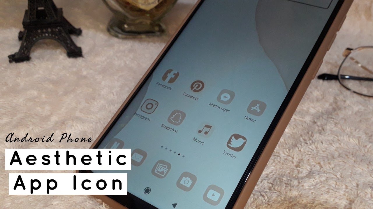 How to make your App Icons Aesthetic on Android phones | Minimal ...