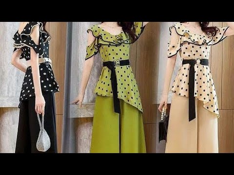 Beautiful Tops with loose pent design ideas - YouTube