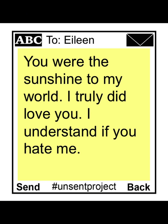 Unsent project ️ - YouTube