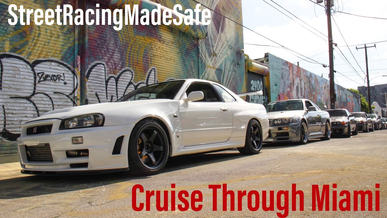 Miami Covid-19 Cruise Hosted By StreetRacingMadeSafe!!!! 20 + Fast Cars ...