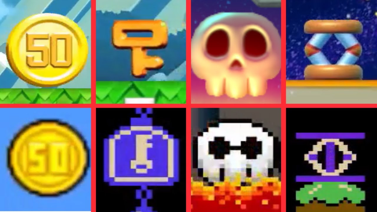 Super Mario Maker 2: All Item Origins - YouTube