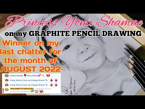 Princess Yomi Shamae on my graphite pencil drawing ...