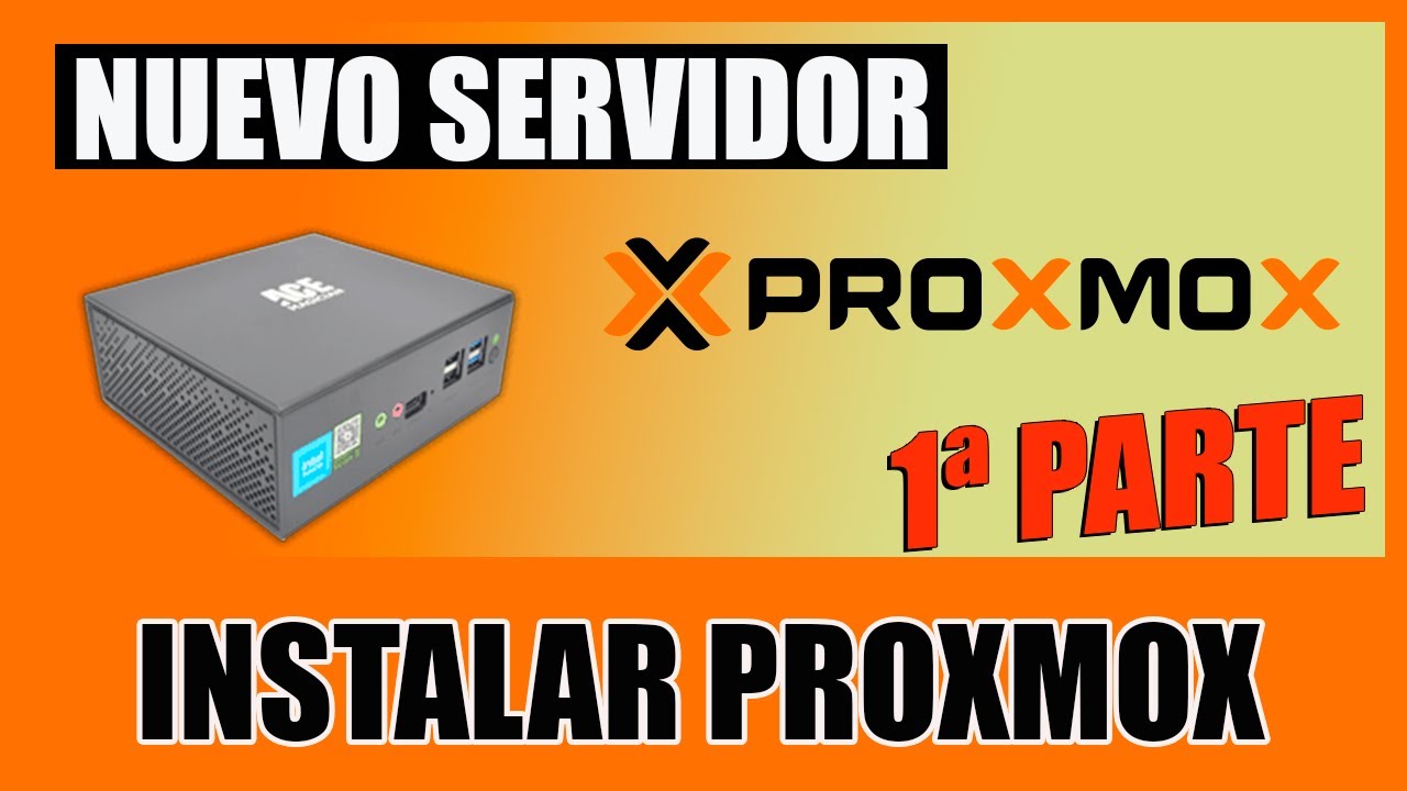 Empiezo a INSTALAR mi nuevo servidor con PROXMOX - YouTube