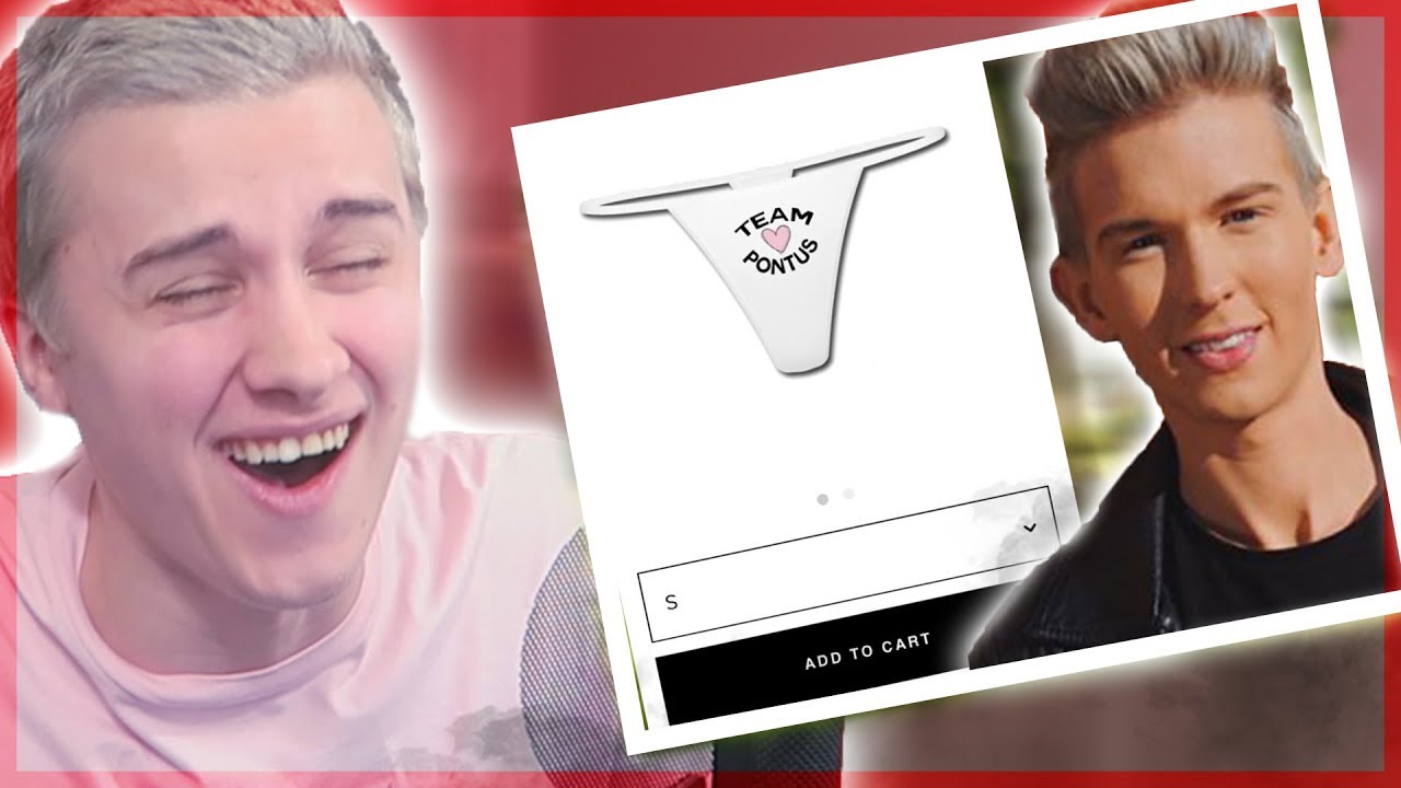 PONTUS RASMUSSON SÄLJER EGNA STRINGTROSOR... - YouTube