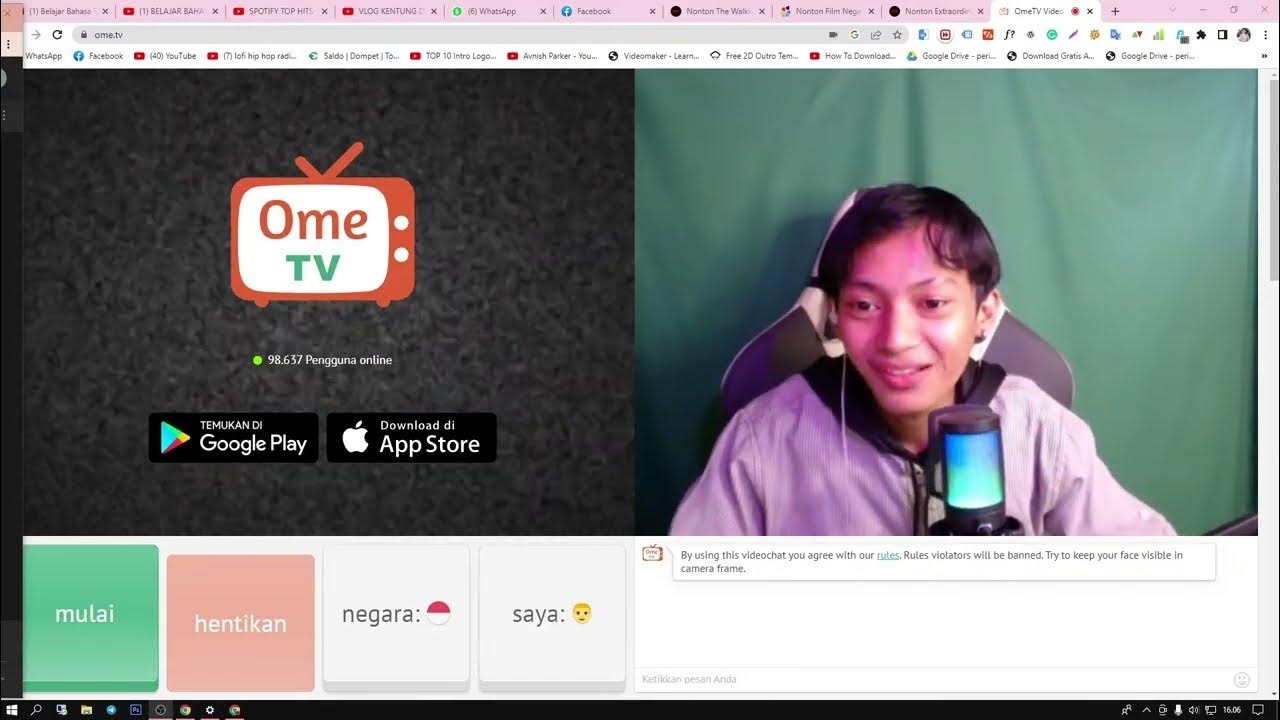 LIVE OMETV INDONESIA! - gabutnya diome tv!!! - YouTube