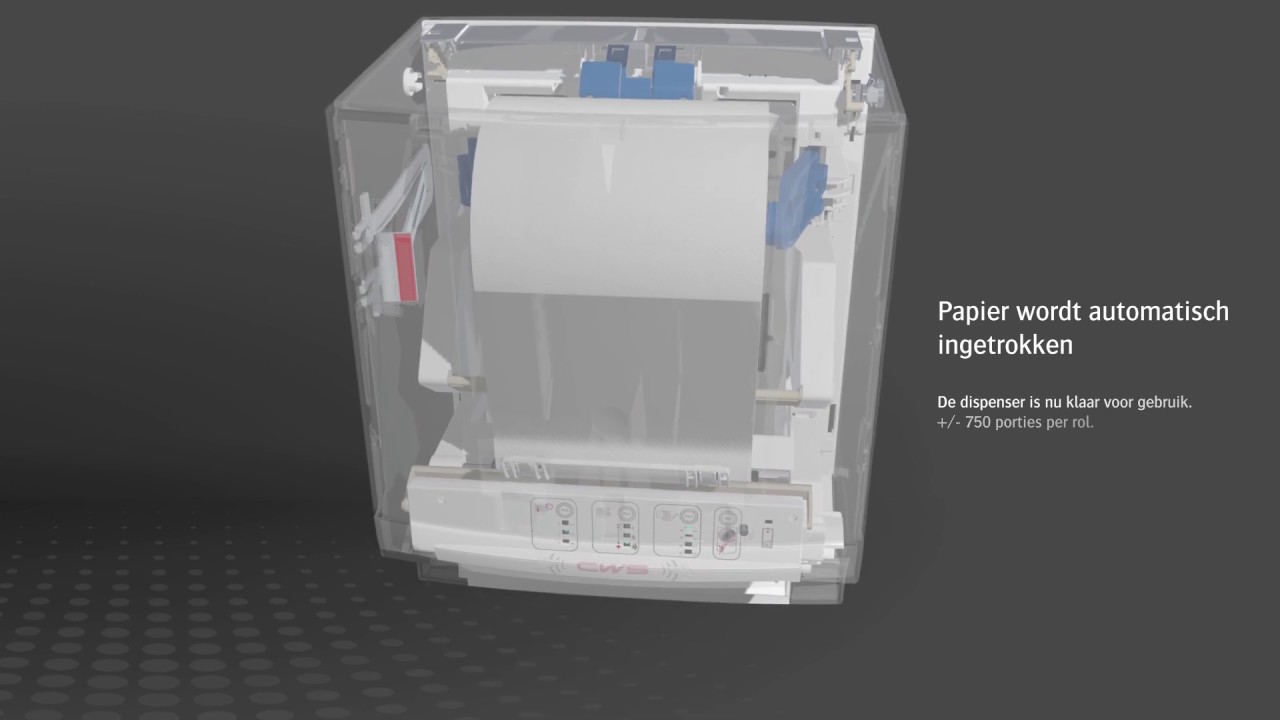 Papier dispenser: CWS Paradise Paperroll No Touch | Papierroldispenser ...