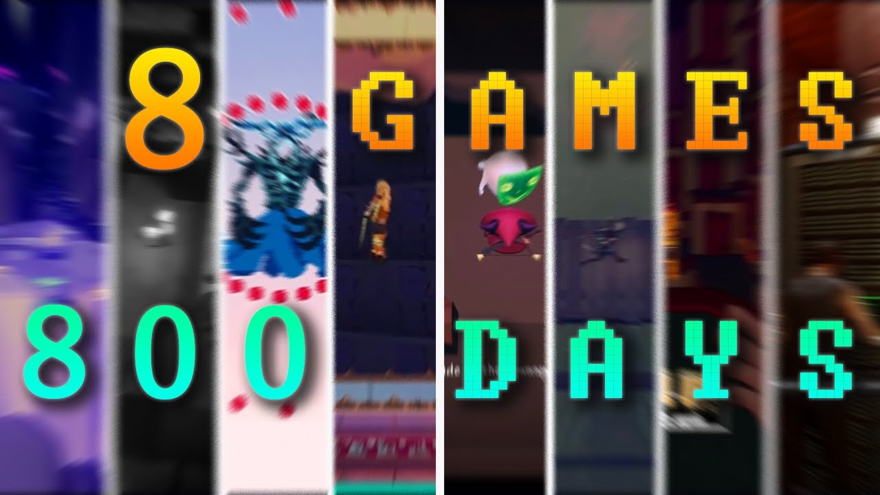 What I learned making 8 games in 800 days - YouTube