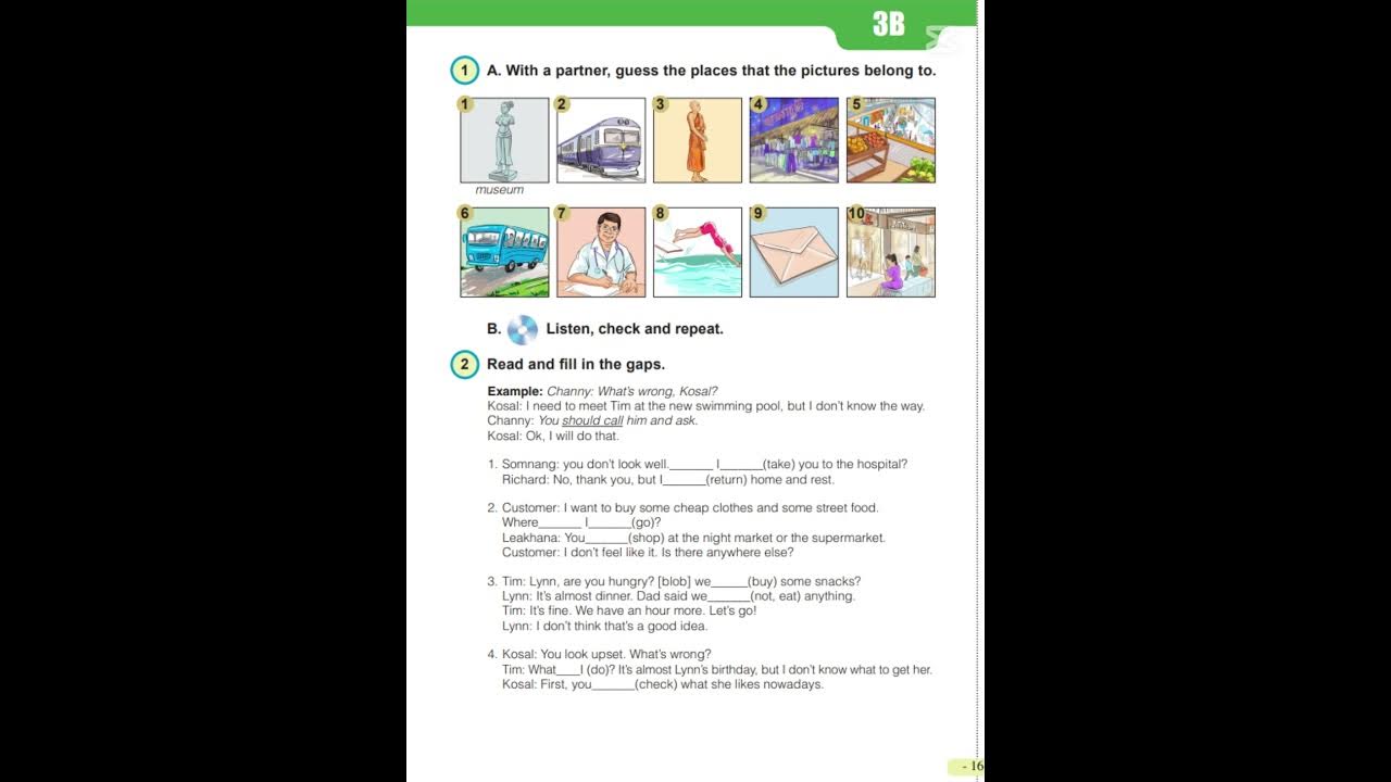 English Grade 11, Unit 3, Part B, Activity 1B #listening #english # ...