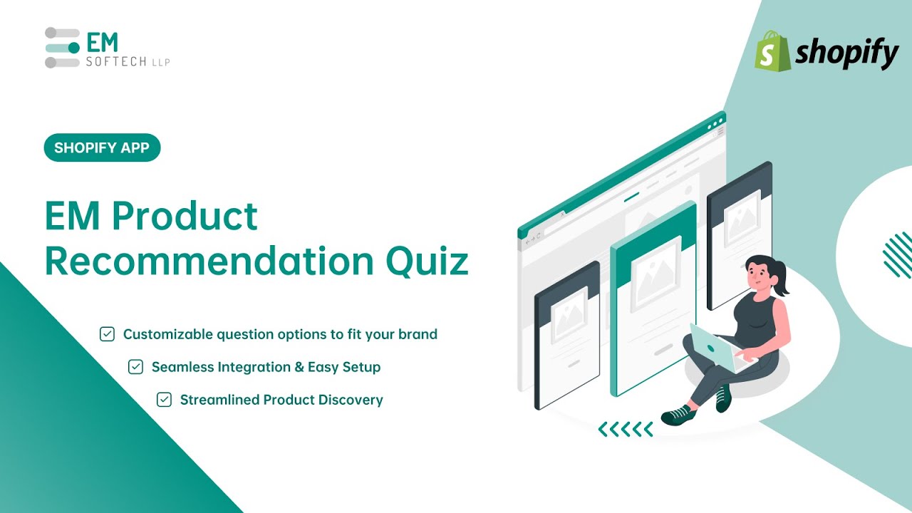 EM Product Recommendation Quiz | Shopify App by EM Softech LLP - YouTube