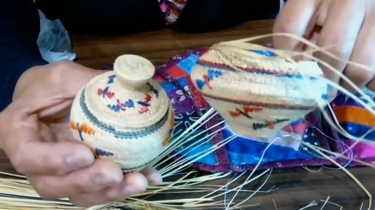 Neva Mathias (Cup'ik) Artist Talk, Basket Weaving in Chevak, Alaska ...
