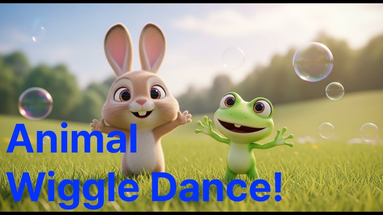 Animal Wiggle Dance! 🐰🐸 | Fun Kids Dance Song | Nursery Rhymes & Baby ...