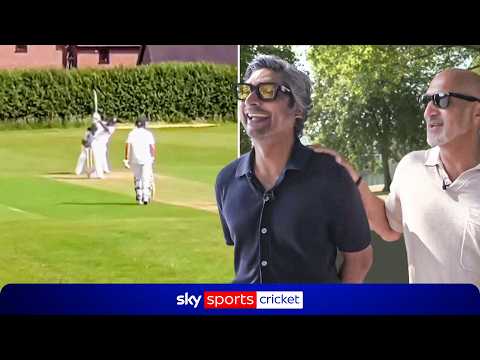 Kumar Sangakkara on playing village cricket!