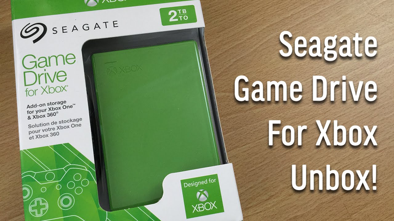 Seagate Game Drive for Xbox Unbox! - YouTube