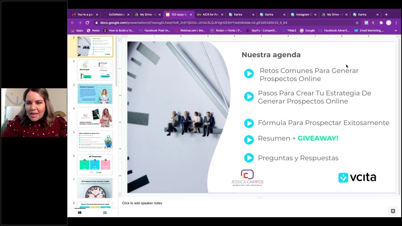 100 Formas De Generar Prospectos Online con Jessica Campos - Marketing ...
