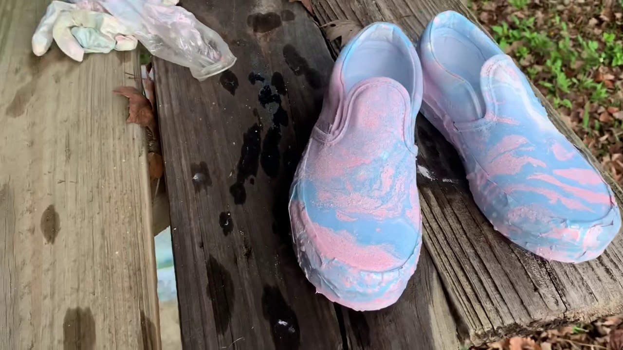 Hydro dipping White vans - YouTube
