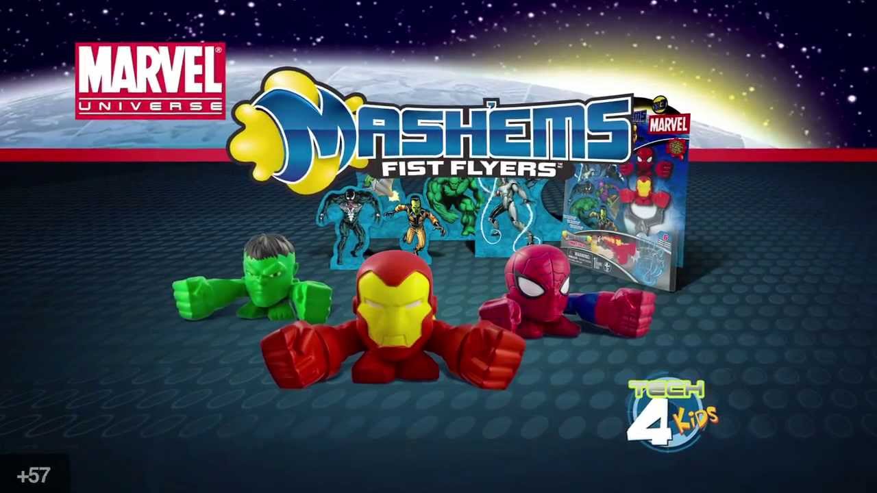 Tech4Kids FIST FLYERS DR MARVEL Mashems - YouTube