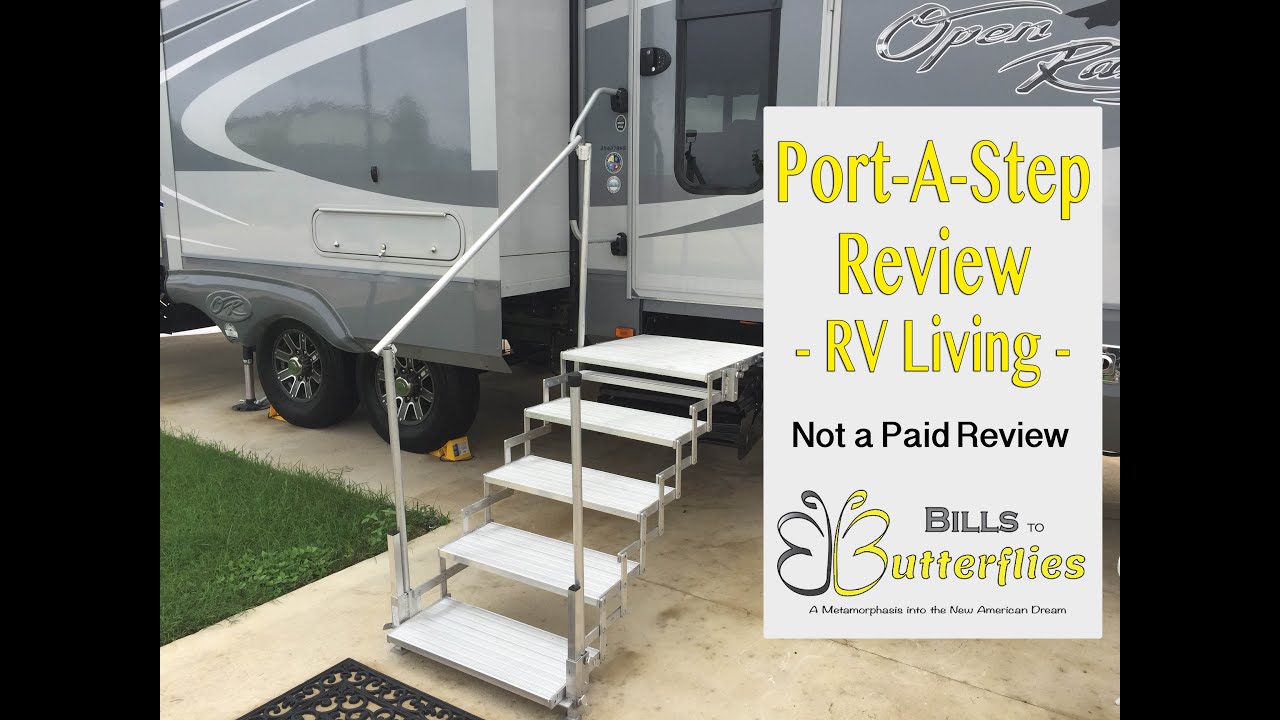 RV-CO Port-A-Step Review - RV Living - YouTube