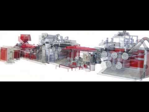 REMICA PP -HDPE WOVEN RAFIA TAPE STRECHING LINE