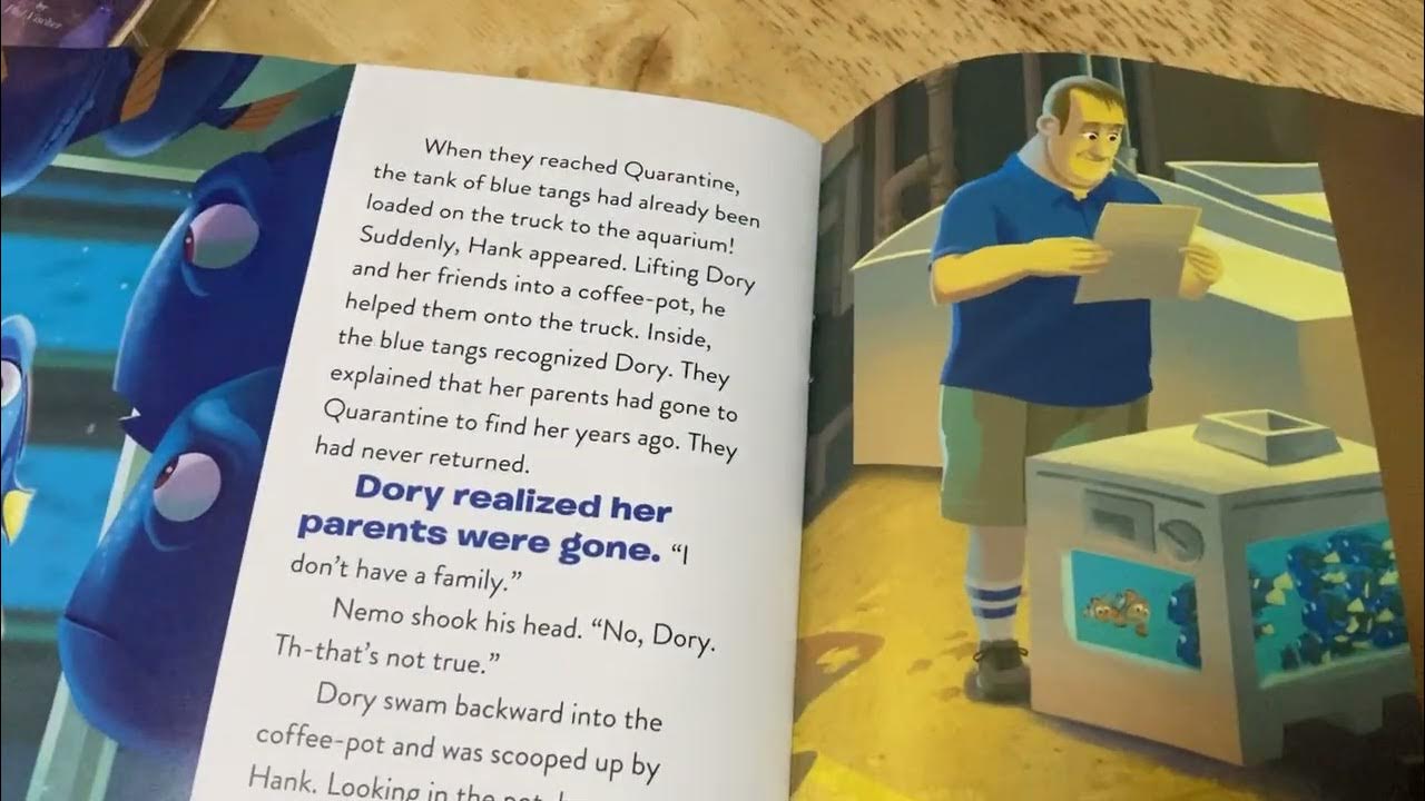 Finding Dory read along storybook - YouTube