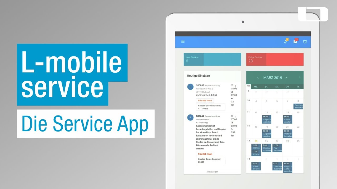 L-mobile service | Die mobile Service App & Field Service Management ...