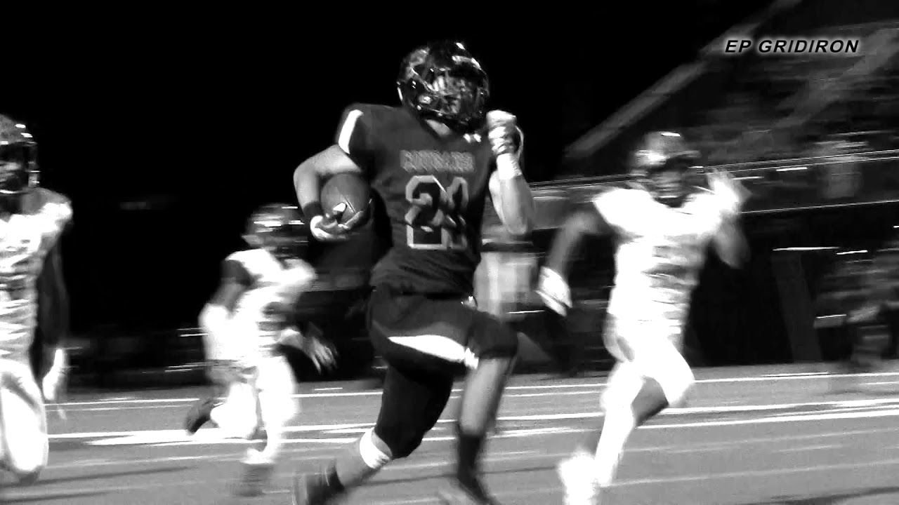 EP GRIDIRON 2016 - Franklin Cougars RB Seth Dominguez - YouTube