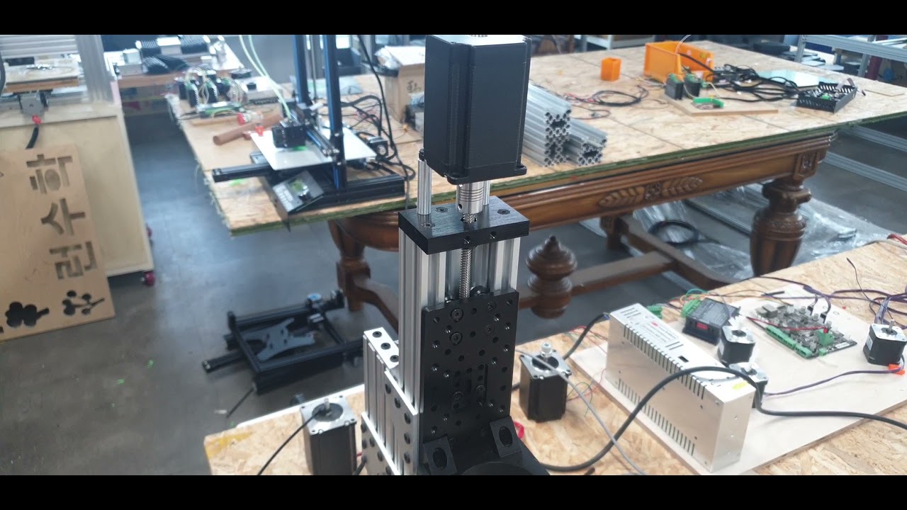 오픈빌드 mini_mill openbuilds_blackbox controller 사용. **대학교 납품 미니밀cnc오픈빌드 ...