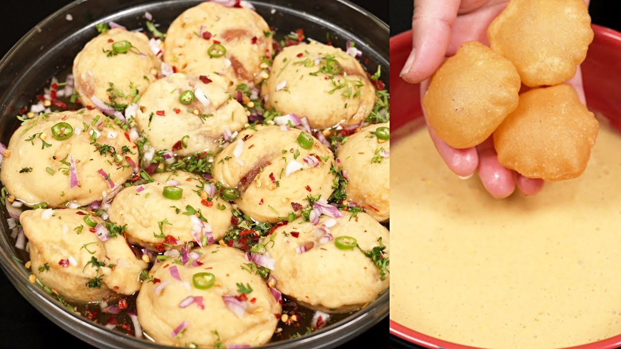 Pani Puri Pakode - Pani Pakoda | Indian Street Food Recipe | Puri ...