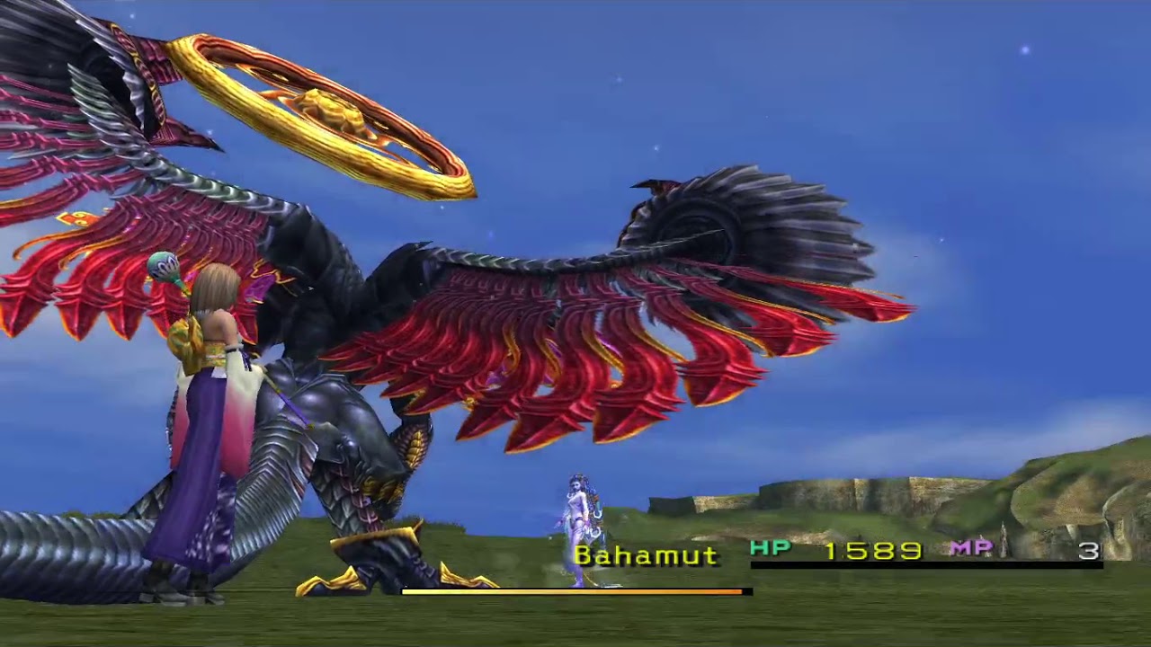 Final Fantasy X - Aeon Battle - Shiva vs. Bahamut - YouTube