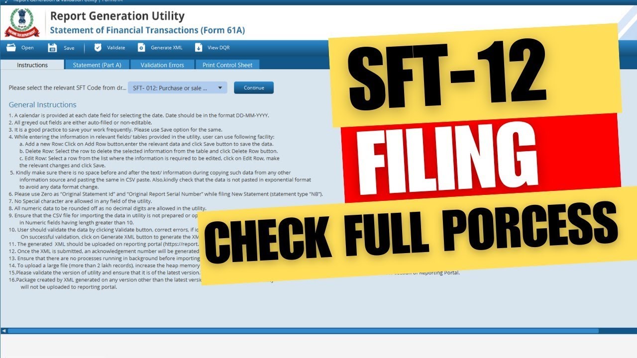 How to Download Form 61A and 61B Utility 2024 | Income Tax Reporting ...