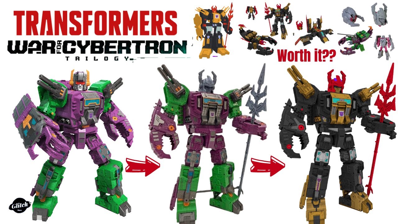Transformers Titan Class Black Zarak Generation Selects - YouTube